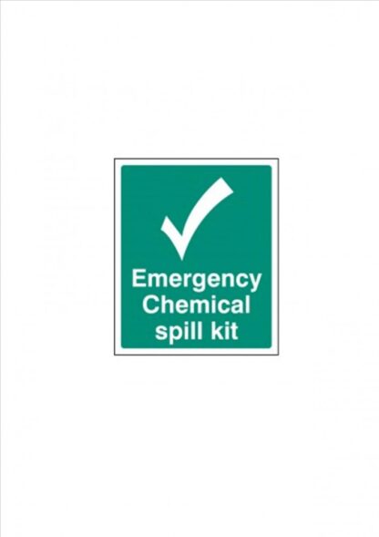 Emergency Chemical Spill Kit Sign - Darcy Spillcare