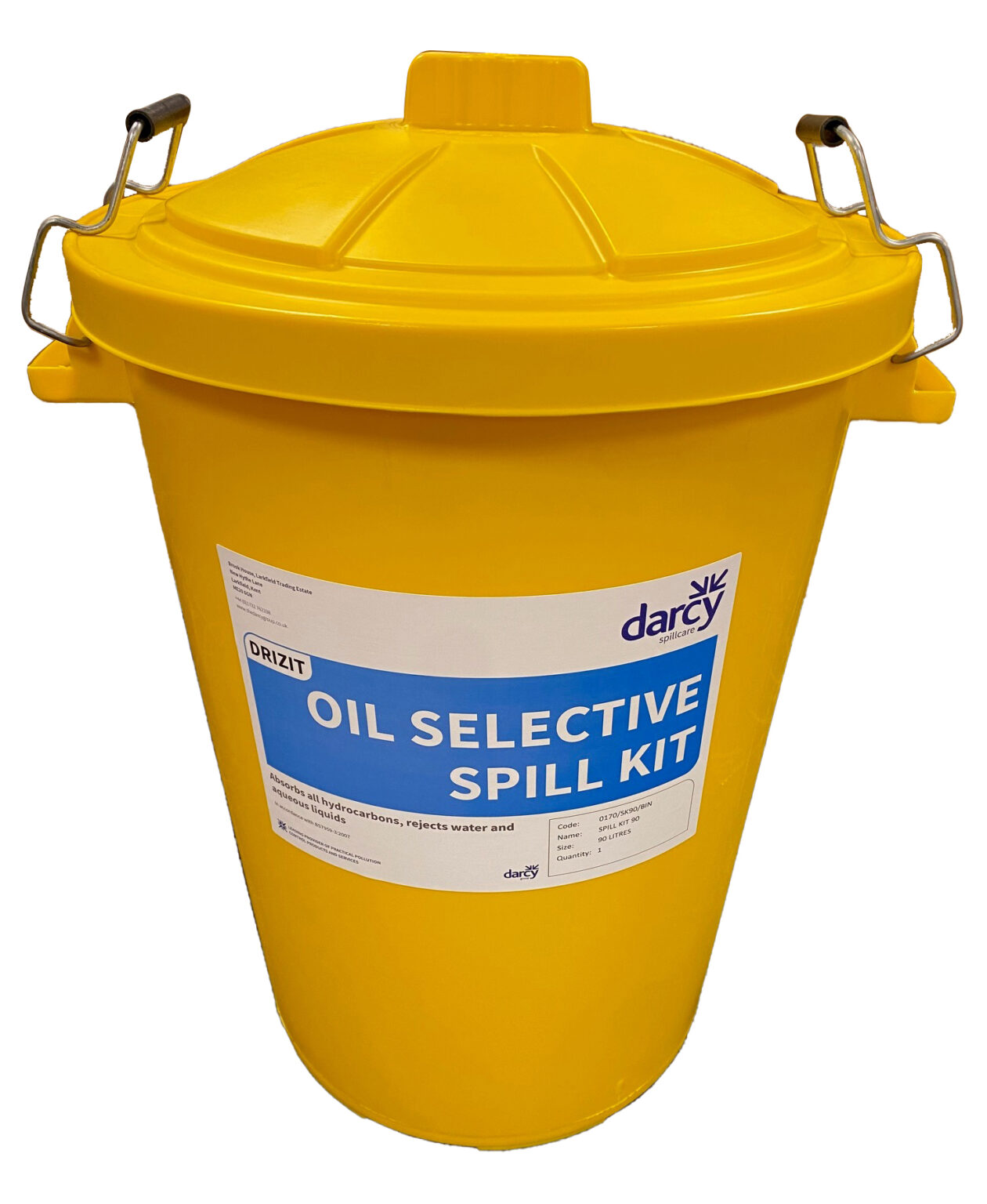 Oil Spill Kit 90 Bin - Darcy Spillcare